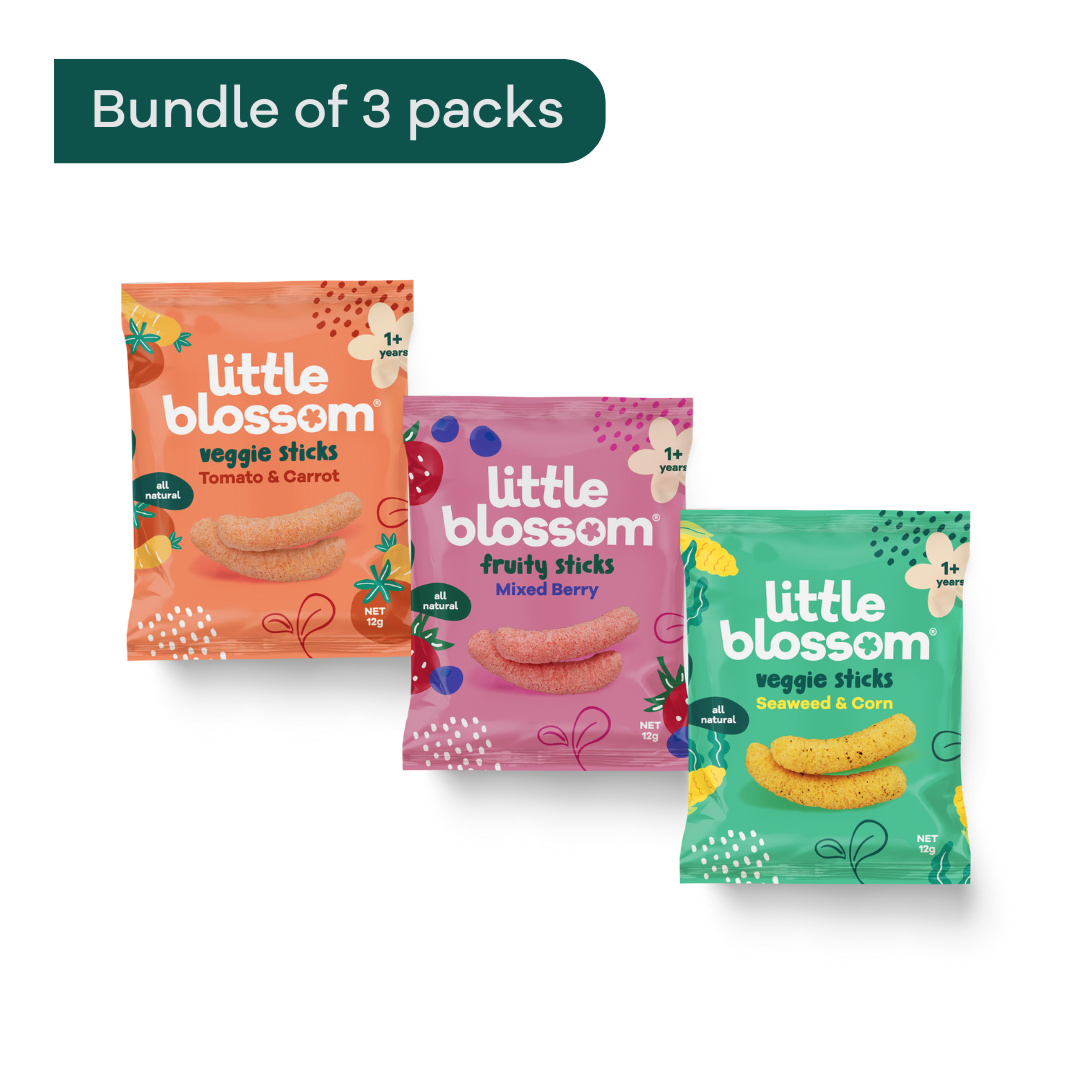 Fruity & Veggie Sticks - Assorted (Bundle of 3) — Little Blossom ...